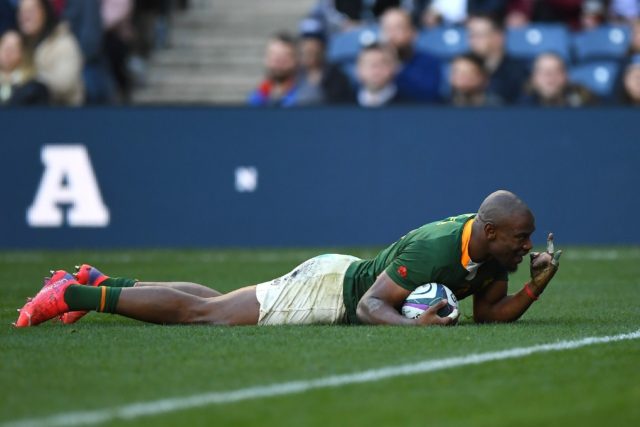 Mapimpi at the double as Springboks down Scotland - Breitbart
