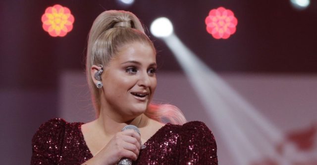 Meghan Trainor performs, shows off son Riley on 'Late Late Show ...