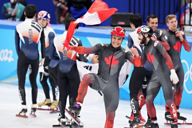 Canada wins gold in men's speed skating relay; Korea, Italy follow ...