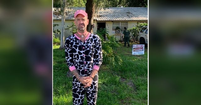 PHOTO: Florida Man in Cow-Print Onesie Busted on Drug Charges