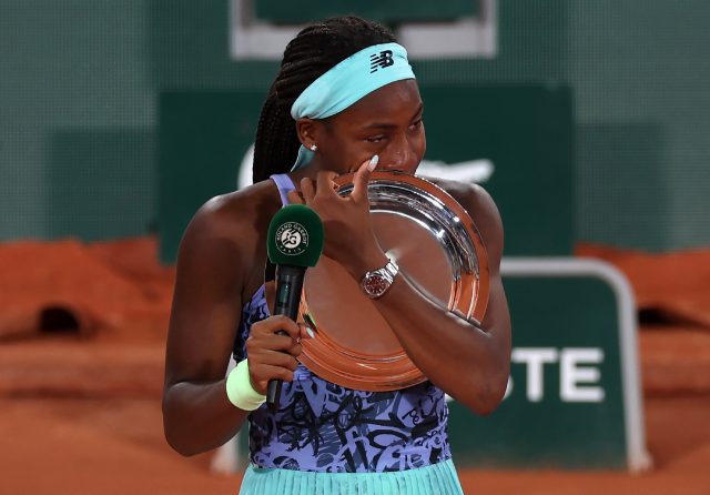 'Hate myself for crying': Gauff wins new fans as tears flow in Paris ...