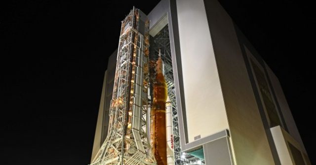 NASA rolls SLS moon rocket back out to Kennedy Space Center launch pad ... NASA rolls SLS moon rocket back out to Kennedy Space Center launch pad ...