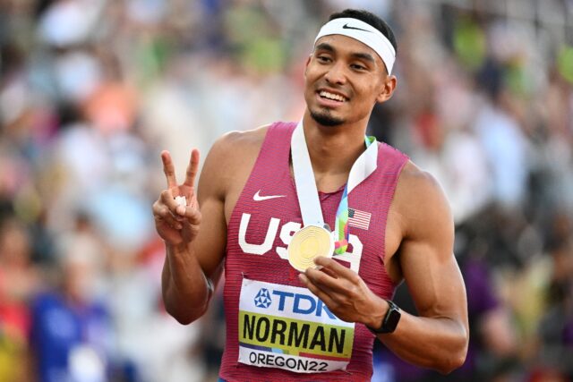 American Michael Norman wins world 400m gold - Breitbart