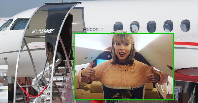 Watch: Taylor Swift Hides Under Umbrella Getting Off Private Jet Amid ...