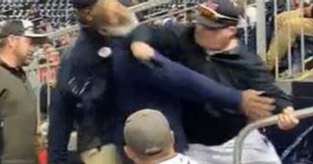 Nats Fan Goes Wild, Punches Stadium Usher, then Bites Him