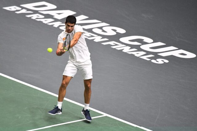 World number one Alcaraz loses to Auger-Aliassime in Davis Cup - Breitbart