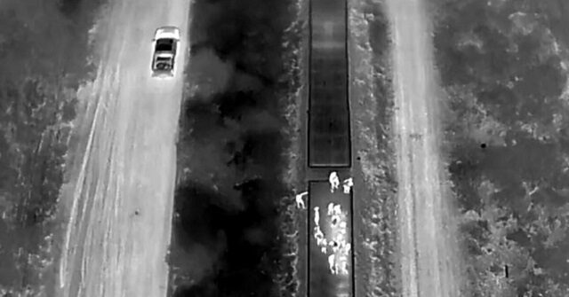 Texas DPS Drone Pilot Spots 37 Migrants in Rail Car near Border