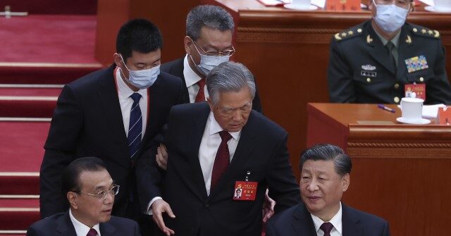 Elderly Chinese Ex-President Hu Jintao Hauled out of Communist Event as ...