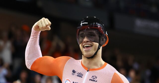 Britain's Neah Evans wins points race gold at cycling worlds - Breitbart