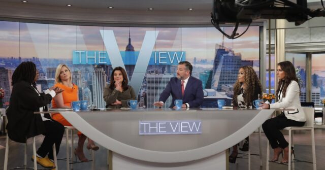 3 climate hecklers ejected for disrupting Cruz on 'The View' - Breitbart