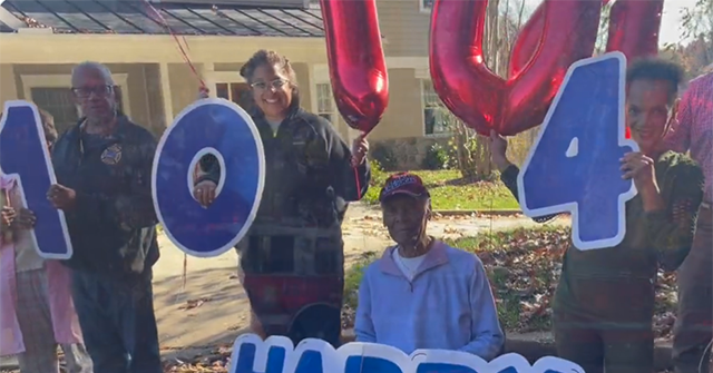 WATCH: Retired Firefighter Marks 104th Birthday with Emergency Crews
