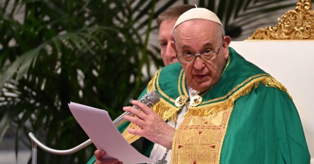 Pope Francis Threatens Climate ‘Crisis’ While Decrying ‘Prophets of Doom’