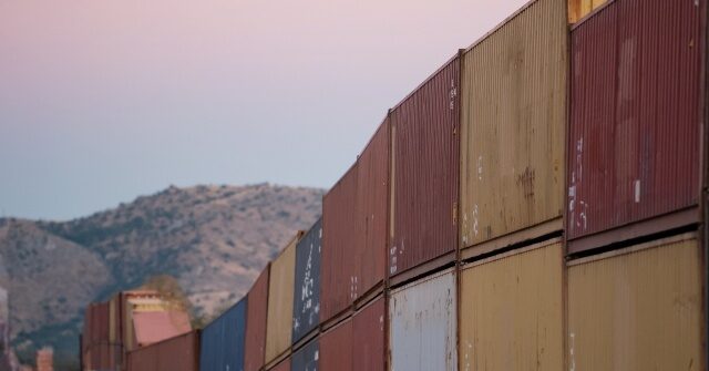 Photos: Arizona Closes Border Wall Gaps with Shipping Containers as ...