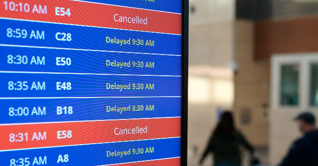 Over 1,000 Flights Canceled Monday Due to Winter Weather