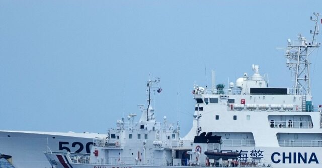 Invading Chinese Ship Nearly Crashes into Philippine Patrol