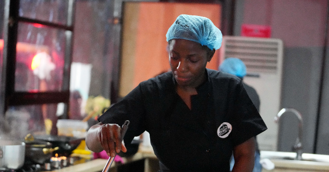 VIDEO: Nigerian Chef Cooks for 100 Hours Trying to Set World Record