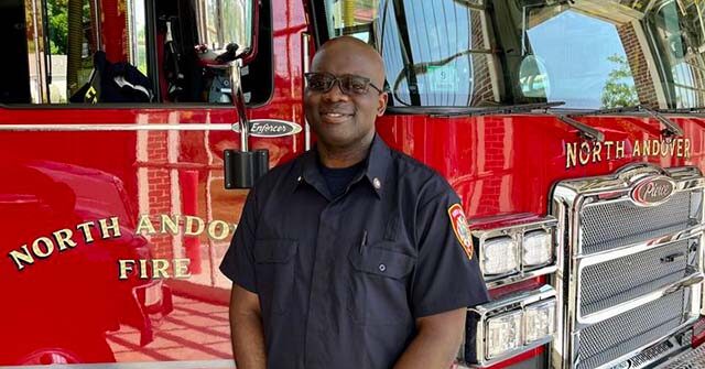 PHOTO: Man Who Became Firefighter Despite Age Encourages Others
