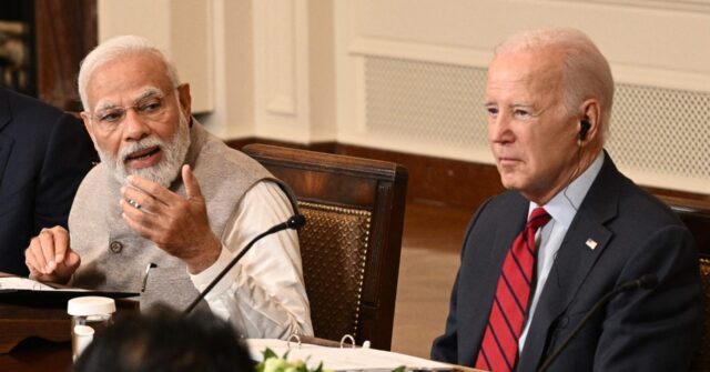 India's Modi, Confronted on Religious Persecution Next to Biden, Claims ...