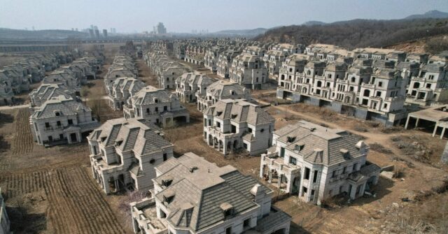 Chinese ghost town of mansions reclaimed by farmers - Breitbart