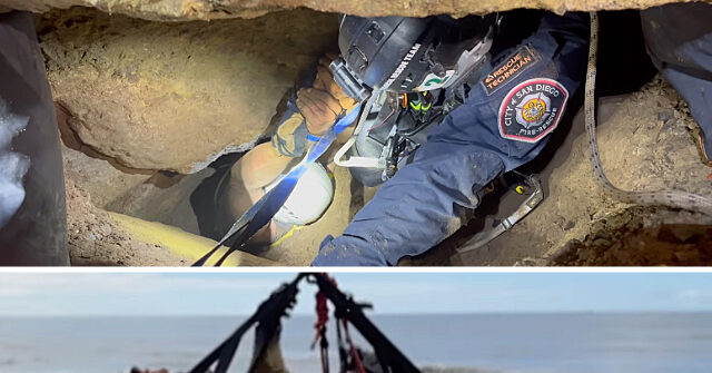 WATCH: California Man Rescued from Tunnel After 20-Hour Operation