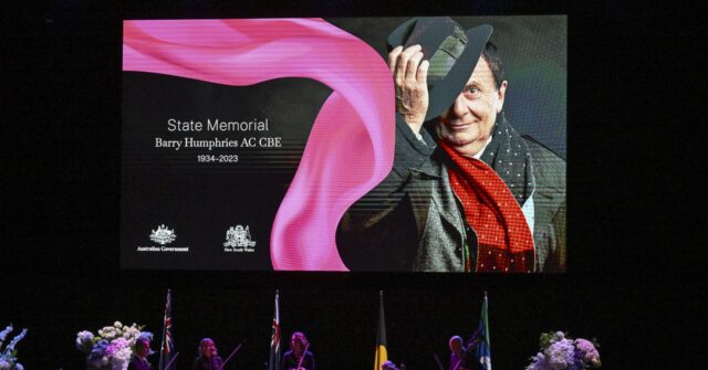 King Charles pays light-hearted tribute to comedian Barry Humphries at ...