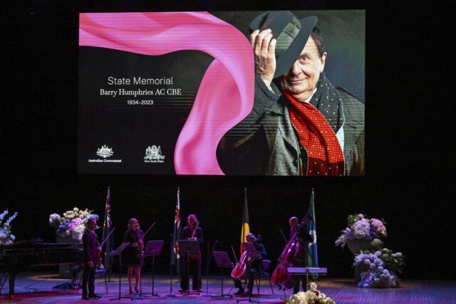 King Charles pays light-hearted tribute to comedian Barry Humphries at ...