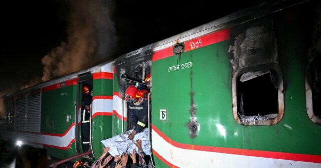 Five killed as packed train catches fire in Bangladesh - Breitbart