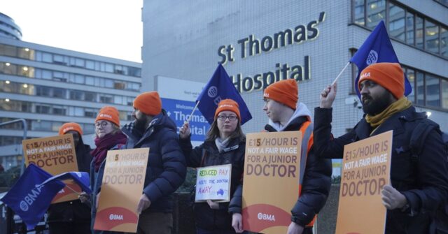 Thousands Of Doctors In Britain Walk Off The Job In Their Longest Ever