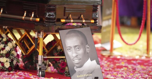 Kenya mourns as marathon world record-holder Kelvin Kiptum is given a