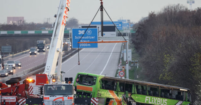 German Bus Crashes Off Highway, Killing at Least Five