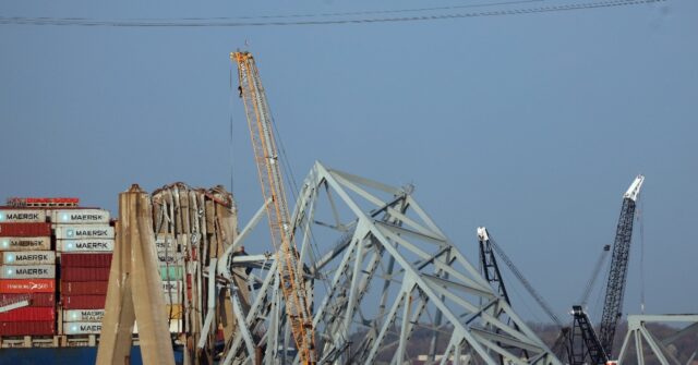 'Daunting task' - Cranes arrive to clear Baltimore bridge debris ...