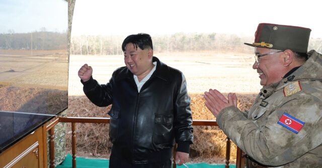 N. Korea's Kim oversees 'super-large' rocket launcher drills - Breitbart