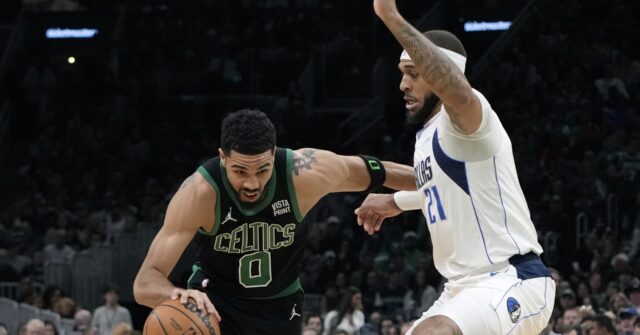 Celtics overcome Doncic's triple-double to beat Mavericks 138-110 for ...