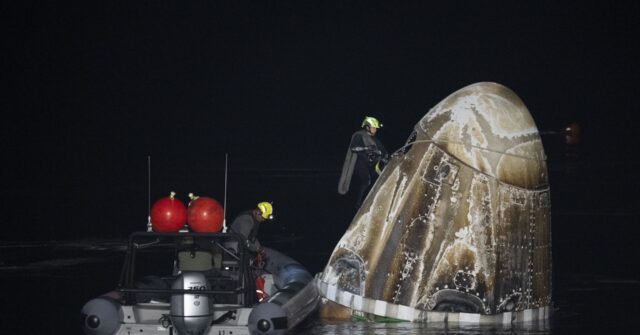 Four astronauts from four countries return to Earth after six months in orbit - Breitbart