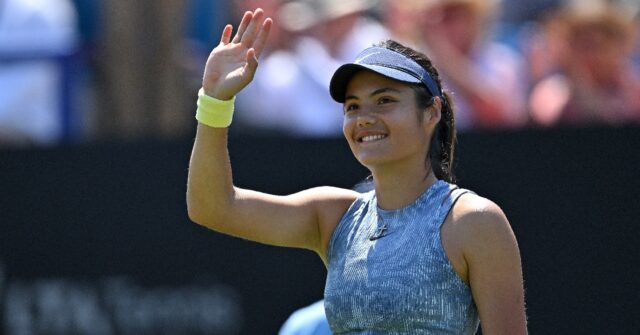 Raducanu eases past Stephens on Eastbourne grass - Breitbart Raducanu eases past Stephens on Eastbourne grass - Breitbart