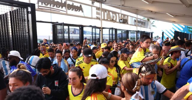 Crowd chaos as fans kept waiting outside Copa America final - Breitbart