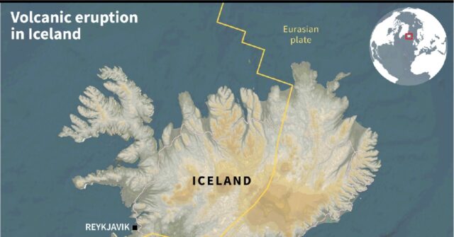 Volcano erupts in Iceland, sixth since December - Breitbart