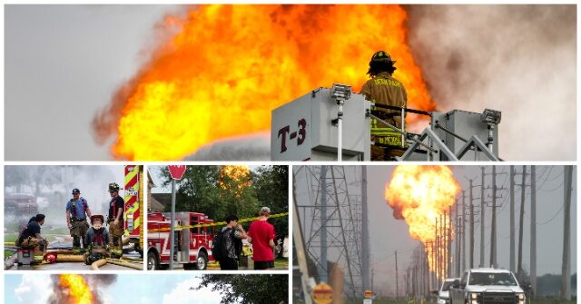 SUV Strikes Gas Valve in Texas Causing Massive Fire -- Driver's ...