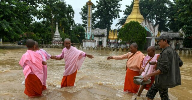 Volunteers rush to help as Myanmar flood toll surges - Breitbart
