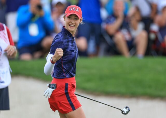 No.1 Korda leads USA to 6-2 edge over Europe at Solheim Cup - Breitbart