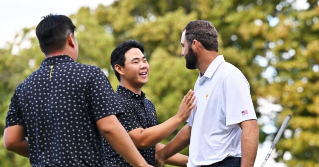 Scheffler-Kim spat spices 5-0 US rout to open Presidents Cup - Breitbart