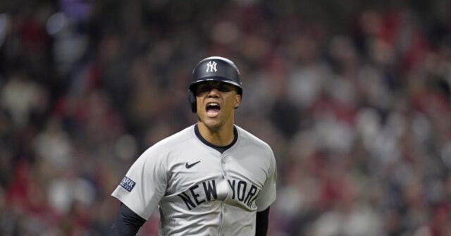 Juan Soto's 3-run homer in 10th sends Yankees past Guardians 5-2 and into World Series for 41st ...