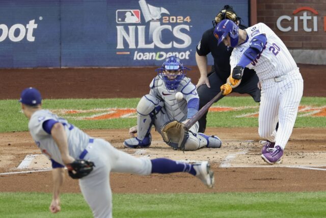 Alonso and Mets extend season again, beating Dodgers 12-6 to send NLCS back to LA for Game 6 ...