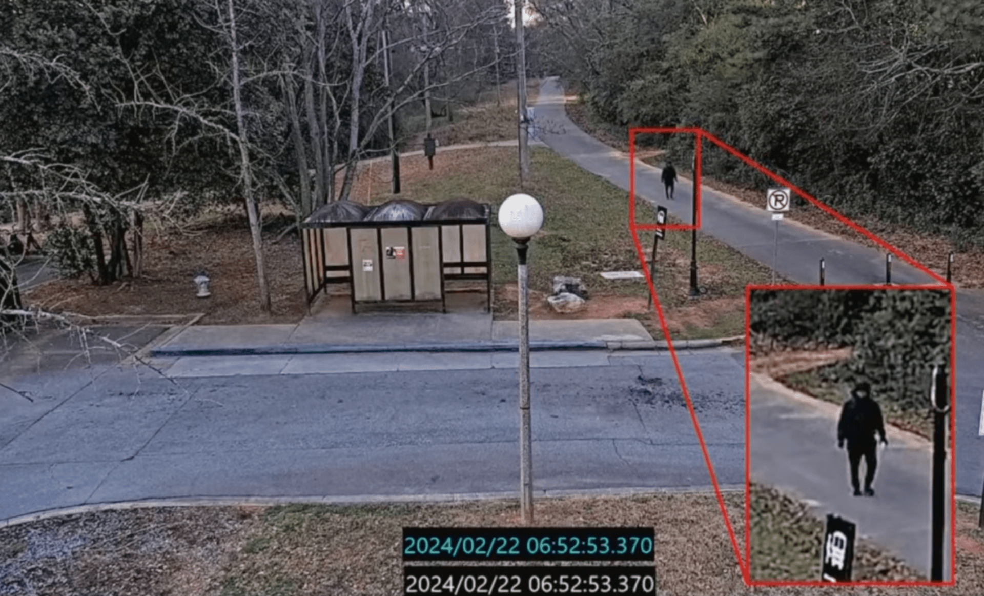 Illegal Will Not Testify as Footage Shows Him Stalking Area Where Laken ...