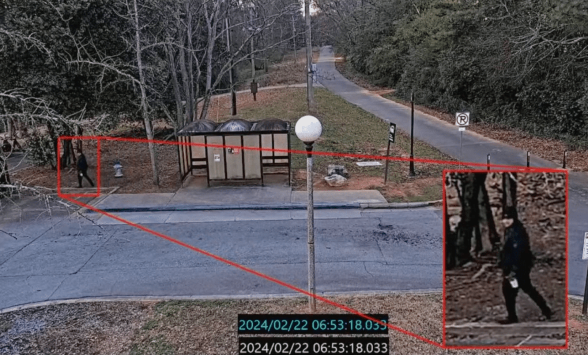 Illegal Will Not Testify as Footage Shows Him Stalking Area Where Laken ...