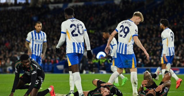 Arteta aghast at Brighton penalty as Arsenal stumble in Premier League ...