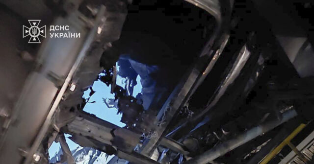 A drone pierced the outer shell of Ukraine's Chernobyl nuclear plant ...