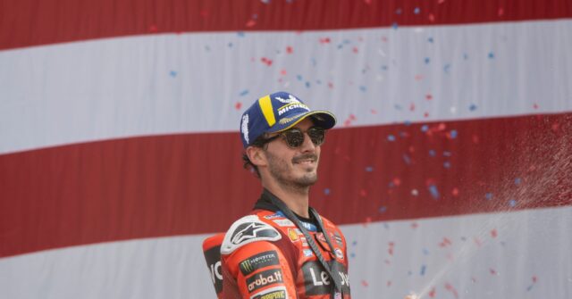 Bagnaia wins USA MotoGP after Marc Marquez crash - Breitbart