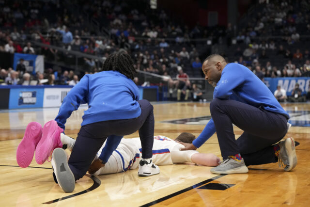 American U. leading scorer Matt Rogers injures his right knee in March ...