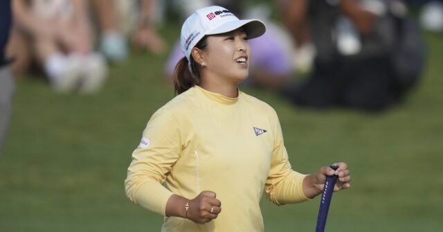 Mao Saigo of Japan wins the Chevron Championship with a birdie in a 5 ...